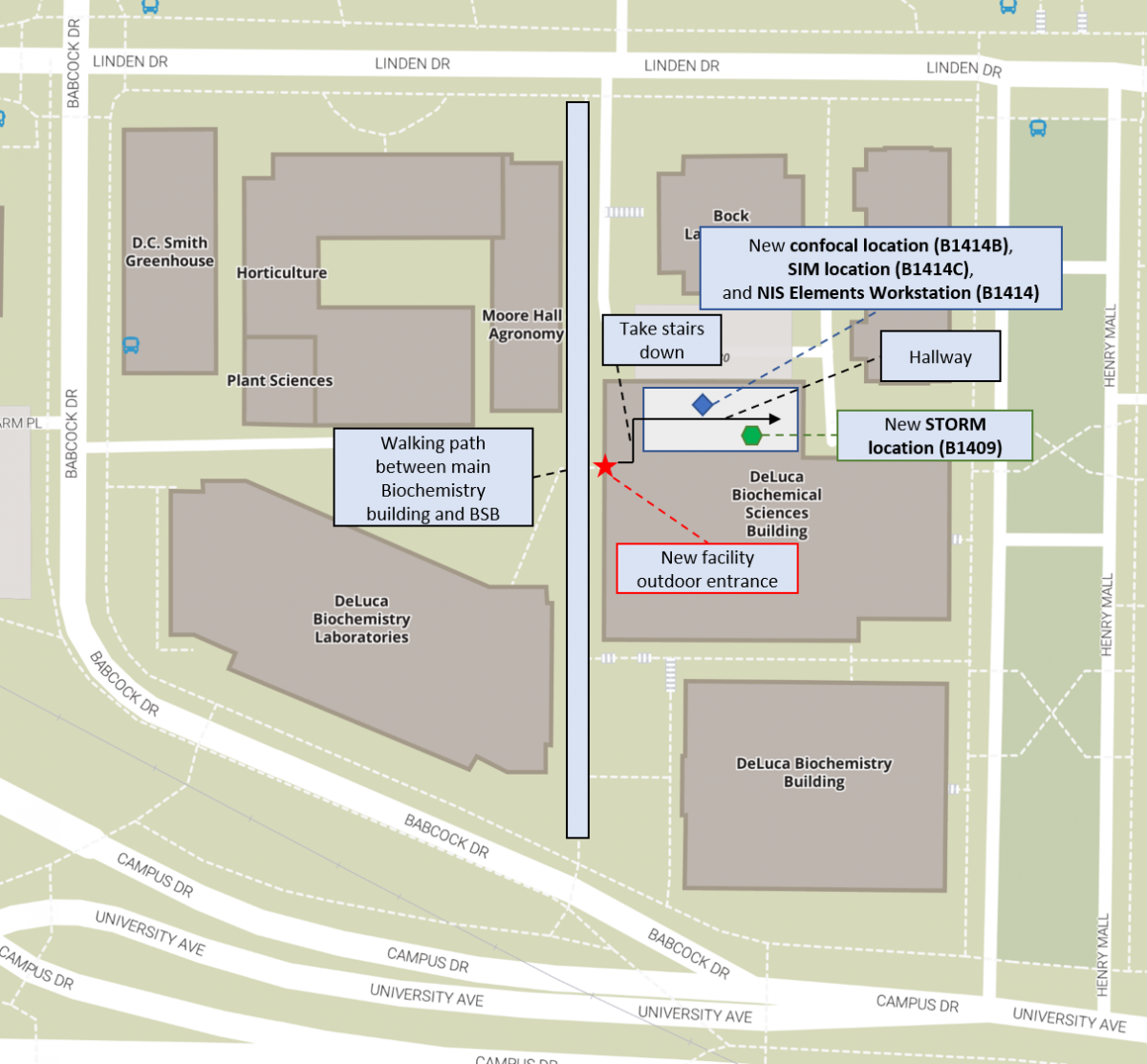 COVID-19 Considerations – Optical Core at Biochemistry – UW–Madison